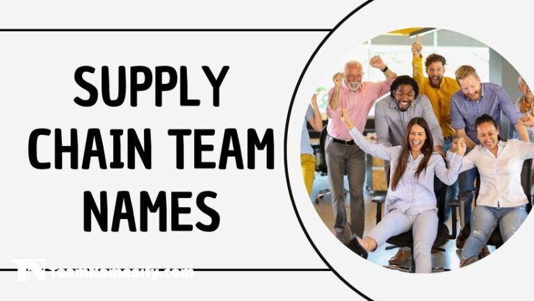 324 Supply Chain Team Names - TeamNamesify